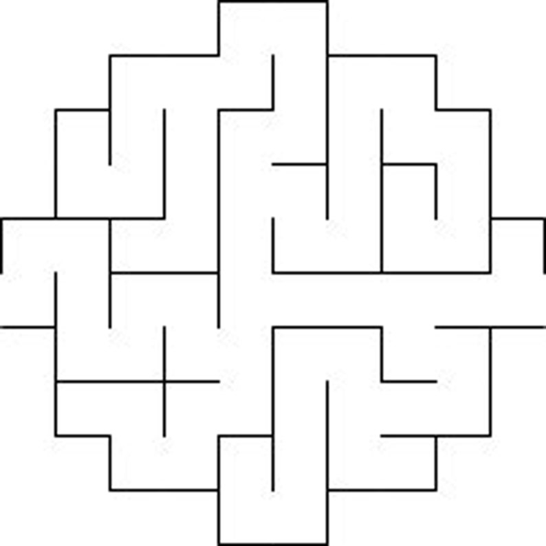 Set3 - 10 BEGINNER Mazes for FUN or Vision Therapy - Red Writing - Etsy