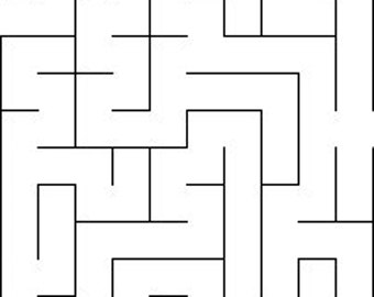 Set1 - 10 BEGINNER Mazes for FUN or for Vision Therapy - Red Writing - Etsy