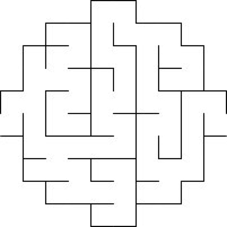 Set2 - 10 BEGINNER Mazes for FUN or Vision Therapy - Red Writing - Etsy