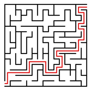 Set2 - 10 BEGINNER Mazes for FUN or Vision Therapy - Red Writing - Etsy