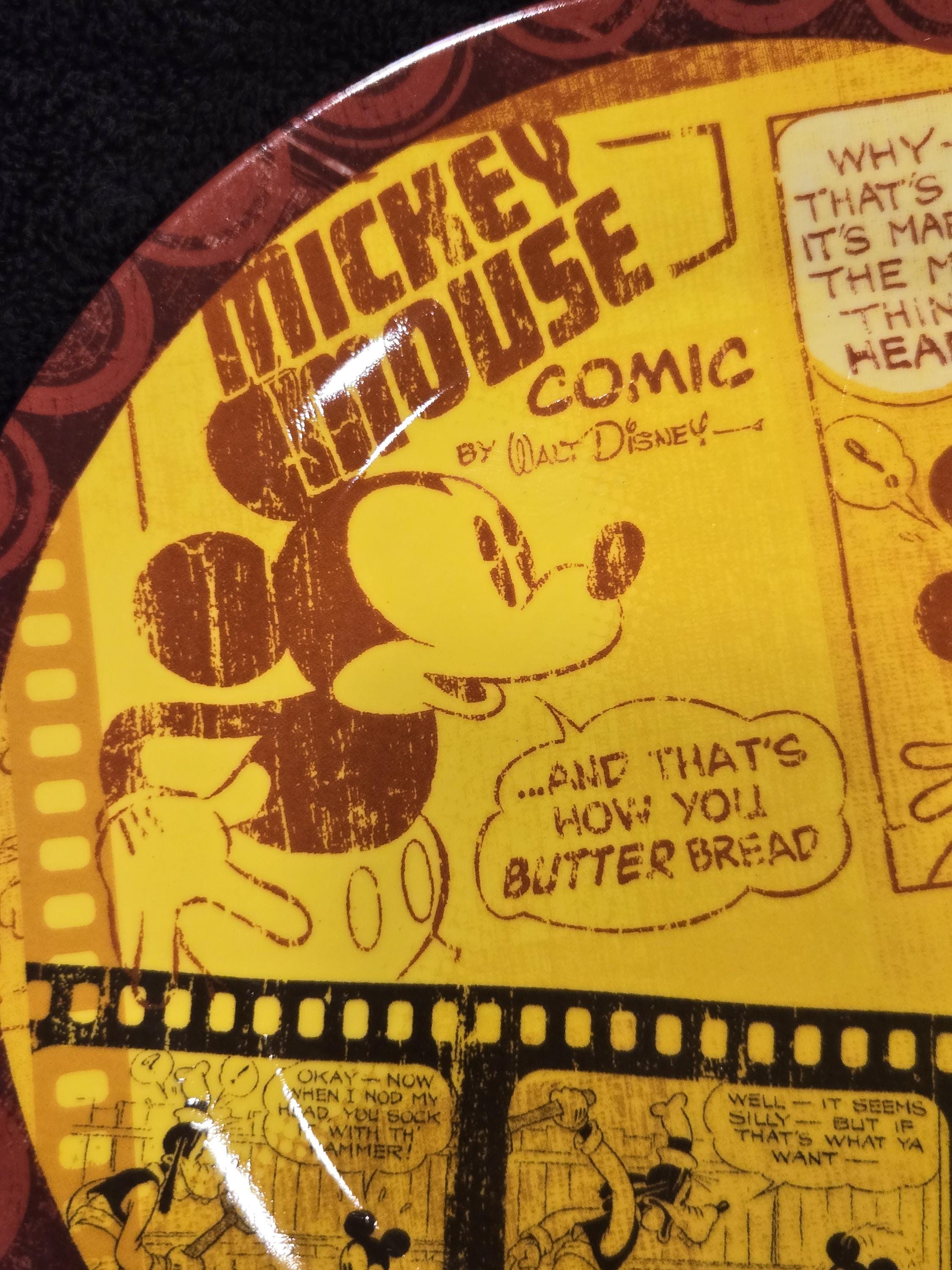 Surprise Mickey Dinner Plate - Etsy