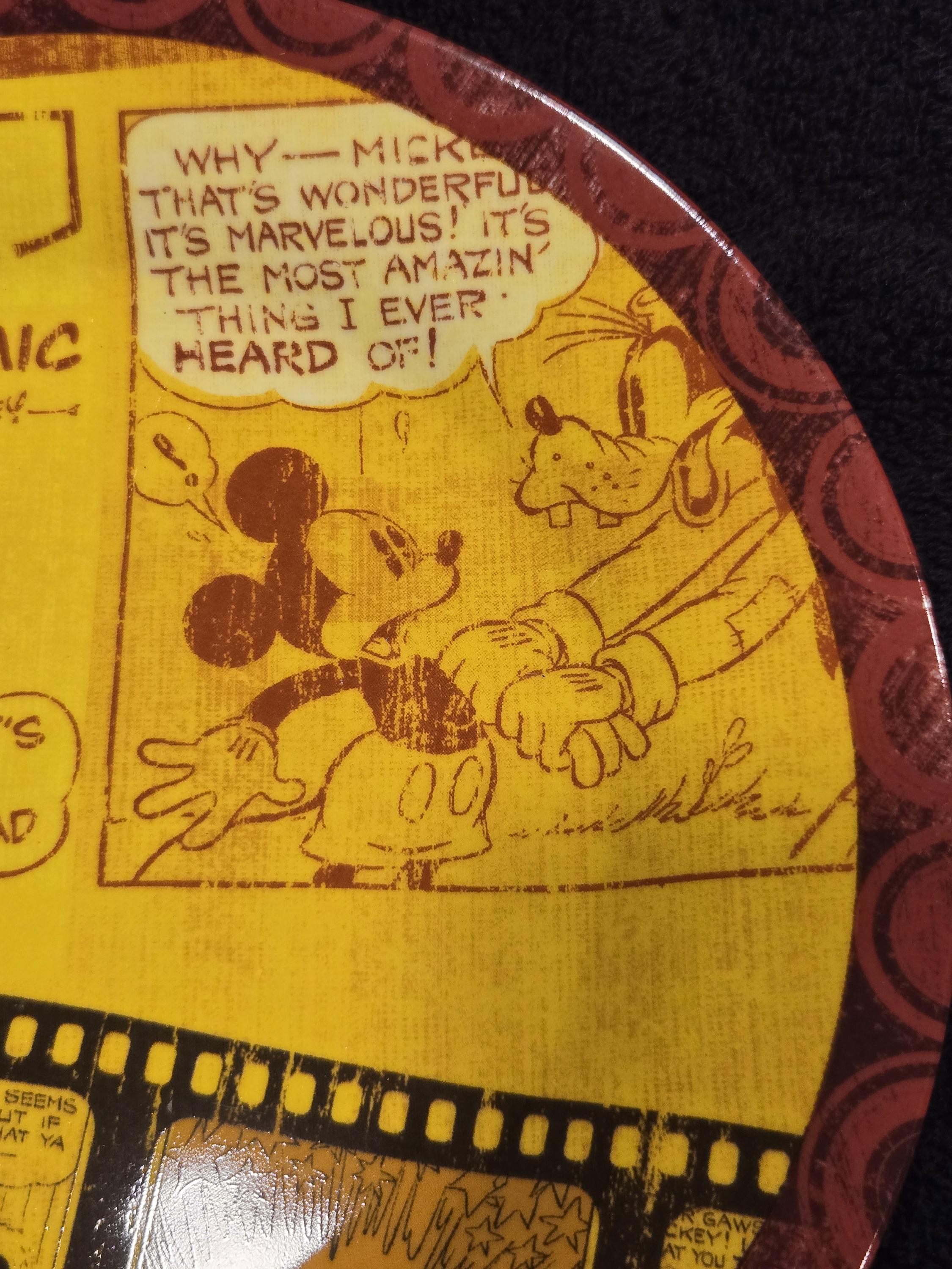 Surprise Mickey Dinner Plate - Etsy