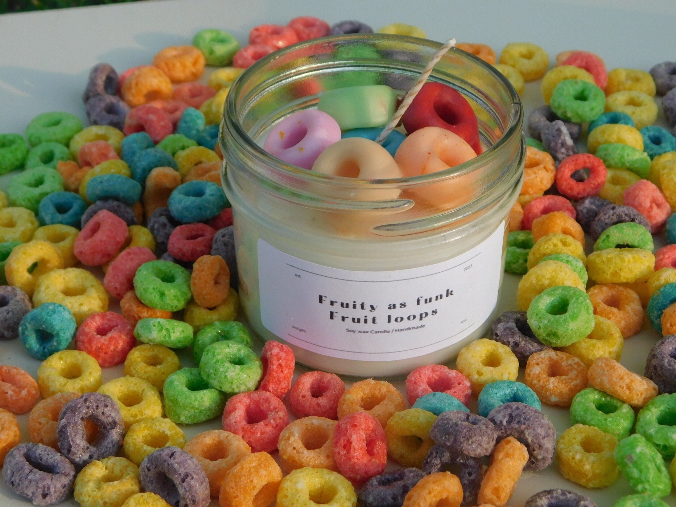 Fruity as Funk/froot Loops Cereal/ 5oz Candle/froot Loops - Etsy