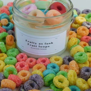 Fruity as Funk/froot Loops Cereal/ 5oz Candle/froot Loops - Etsy
