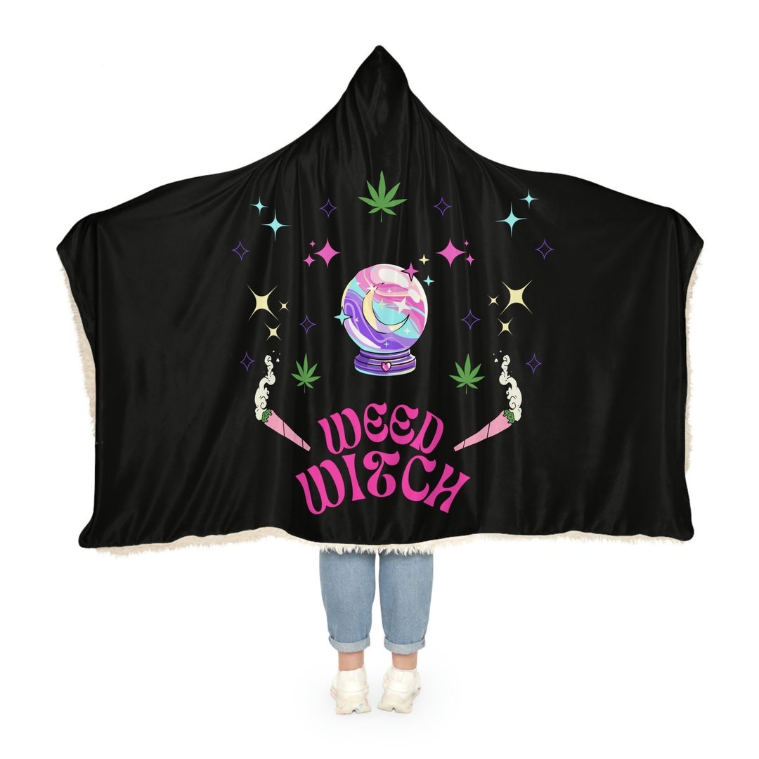 Weed Witch Rave or Festival Snuggle Blanket - Etsy