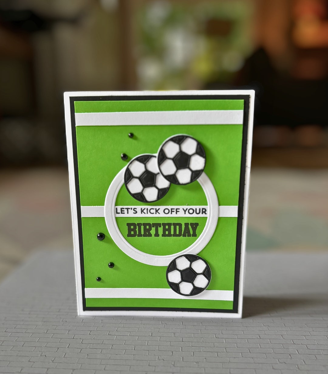 Soccer-themed Birthday Card | Sports Greeting Card | Birthday Card for ...