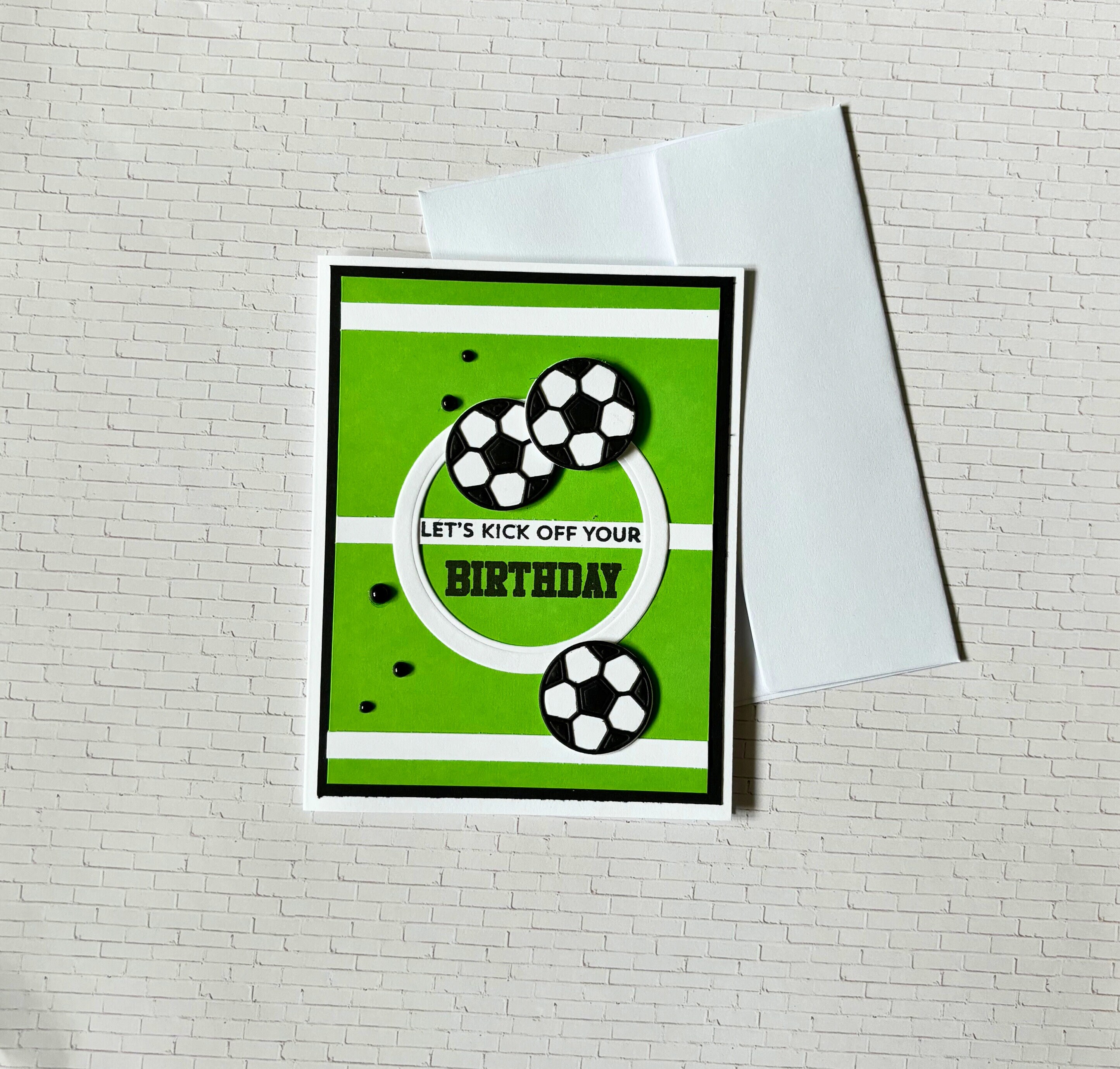Soccer-themed Birthday Card | Sports Greeting Card | Birthday Card for ...