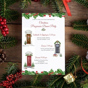Progressive Dinner, Christmas Dinner Party, Housewarming Party ...