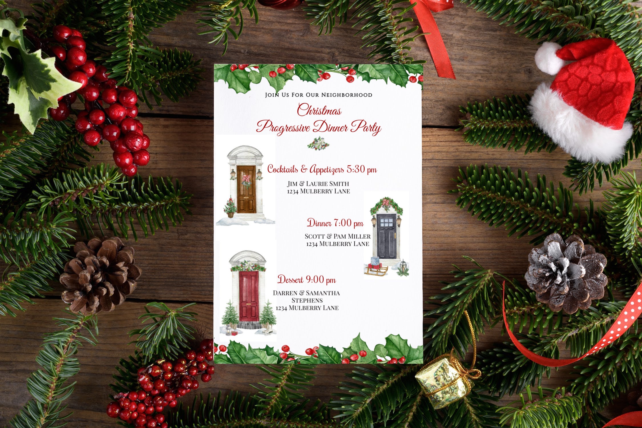 Progressive Dinner, Christmas Dinner Party, Housewarming Party ...