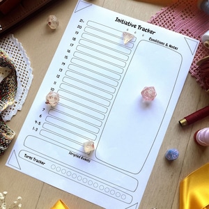 Initiative Tracker for Dnd 5e/3.5 and Pathfinder - Etsy