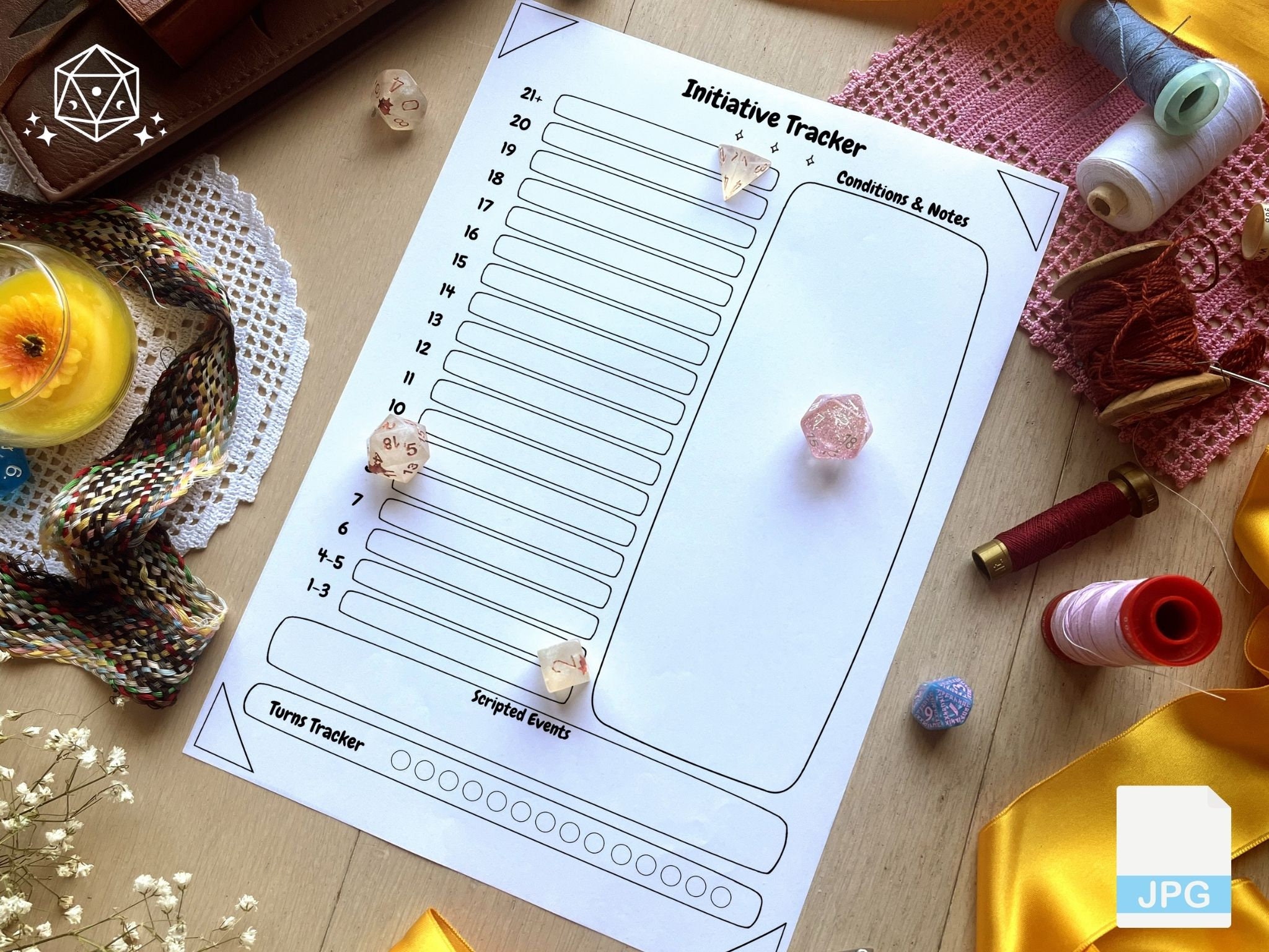 Initiative Tracker for Dnd 5e/3.5 and Pathfinder - Etsy