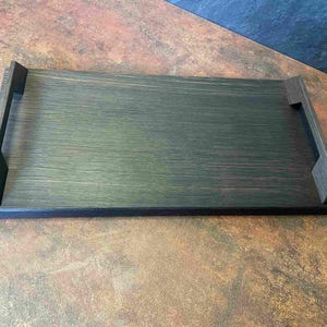 Serving Board Made Out of Bog Oak With Handles Serving Tray Tea Tray ...