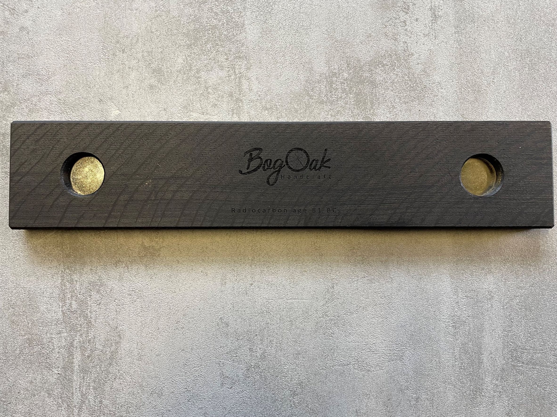 Magnetic Knife Board Made Out of Bog Oak ( Age 2081 BC) With Brass ...