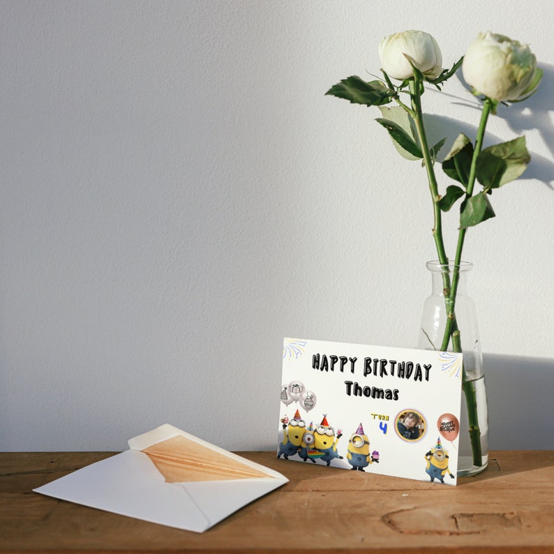 Minions Editable Template Birthday Poster . Minion Banner . Minion ...