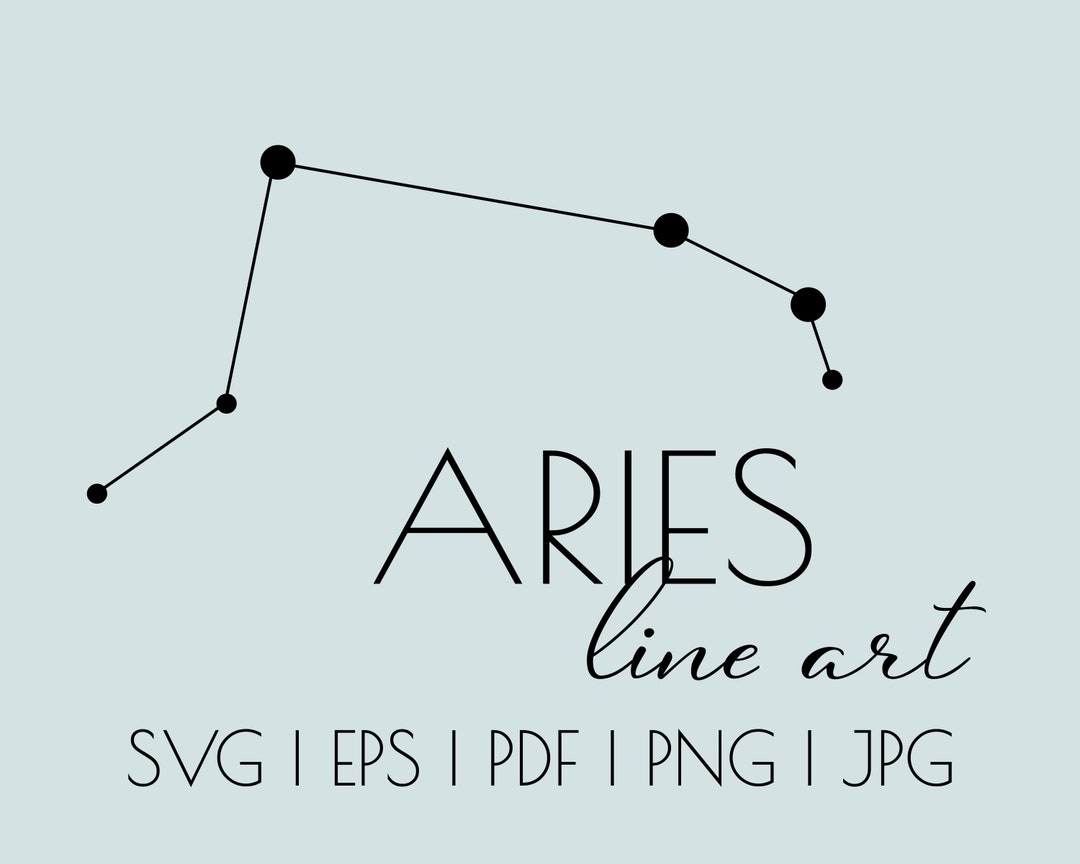 SVG Bundle | Aries Zodiac Sign - Etsy