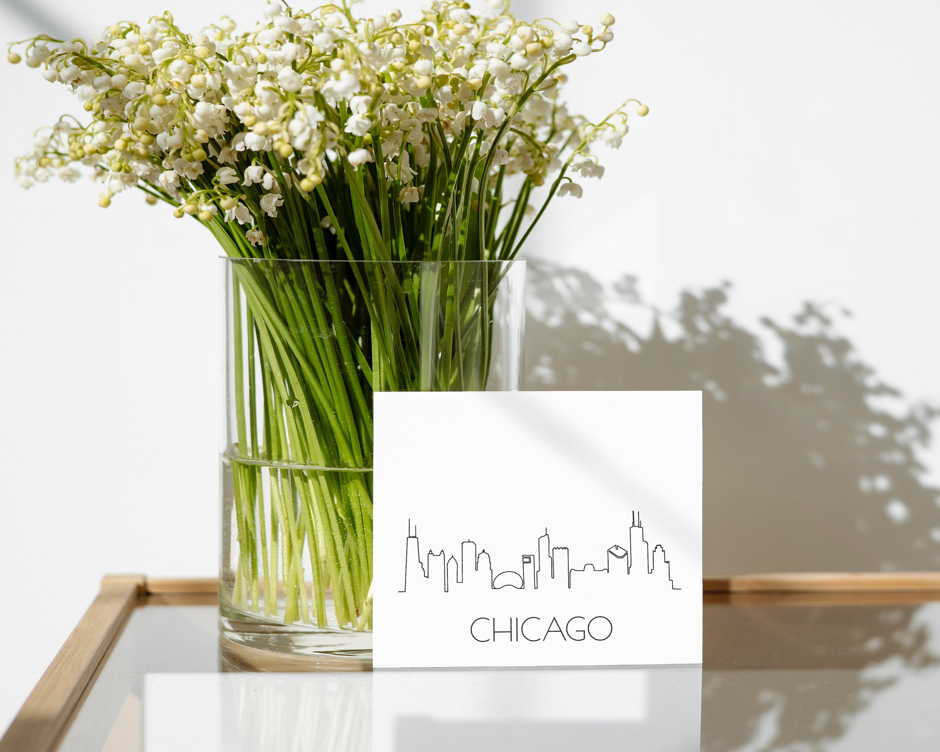 Chicago | Hand-drawn Line Art | Printable - Etsy