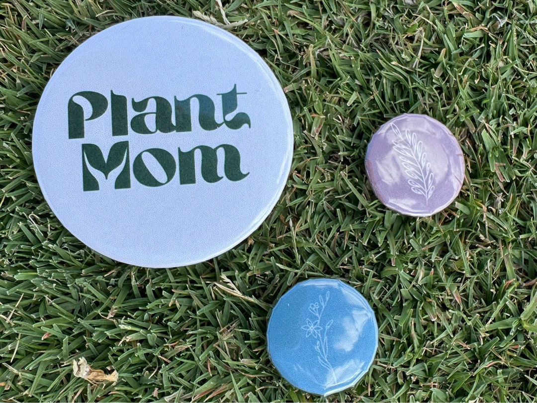 Plant Parent Pin Back Buttons - Etsy