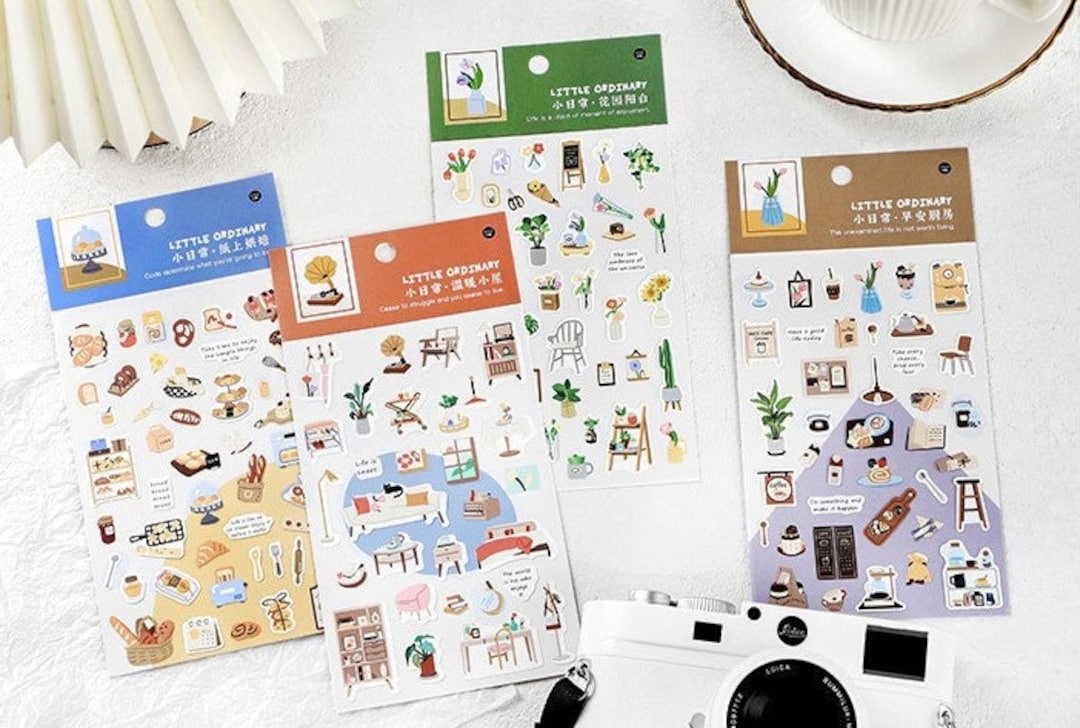 Housewares Sticker Set Journaling, Scrapbooking & DIY Everyday Motifs ...