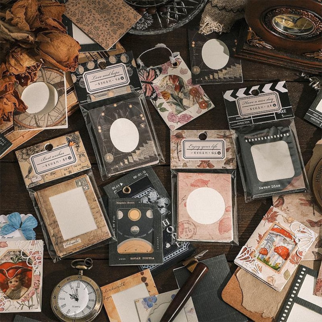 15 Mini Picture Frames Scrapbooking Paper Set Decorative Paper for Junk ...