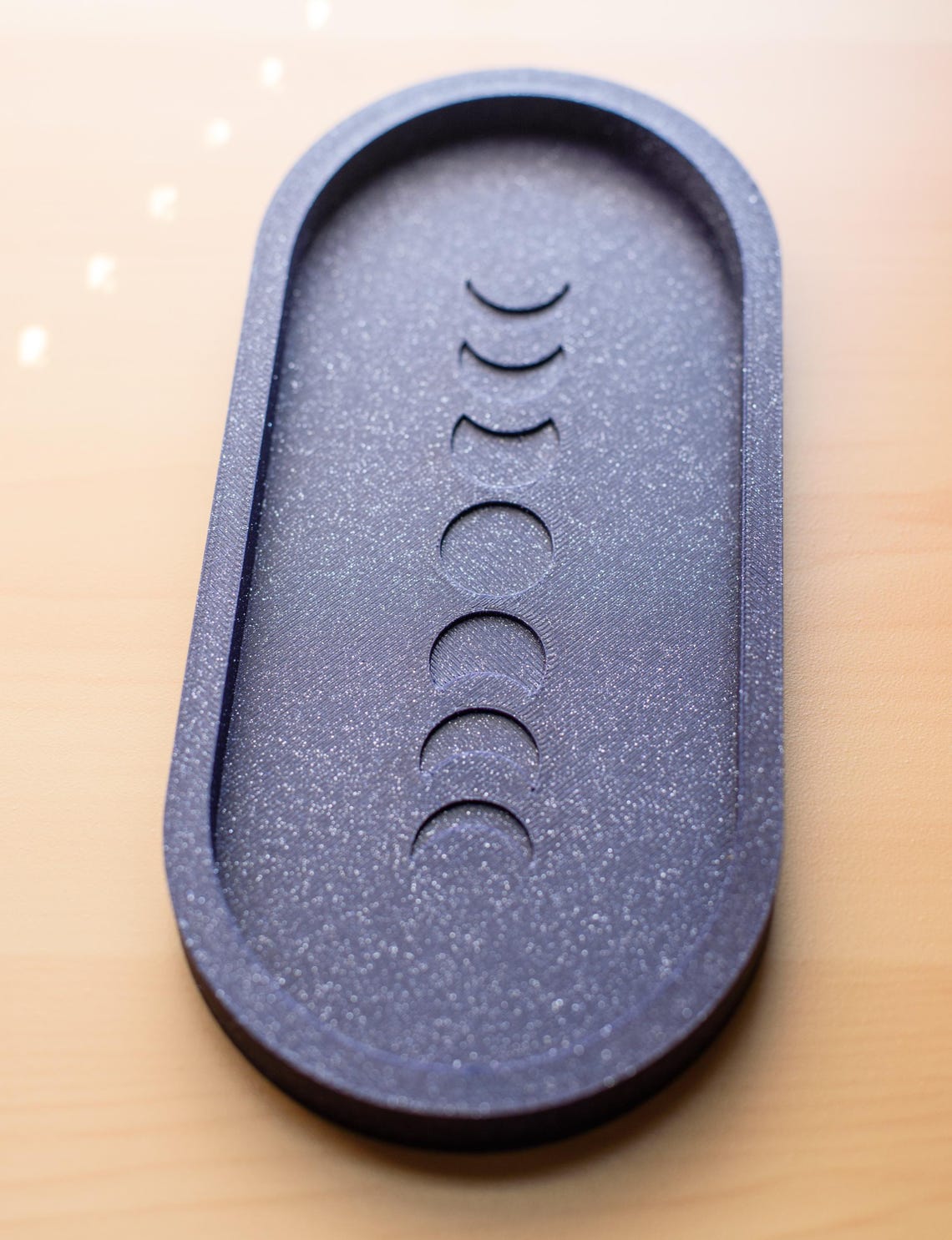 3d Printed Moon Phase Jewelry Tray | Gift for Her | Catch-all Tray ...