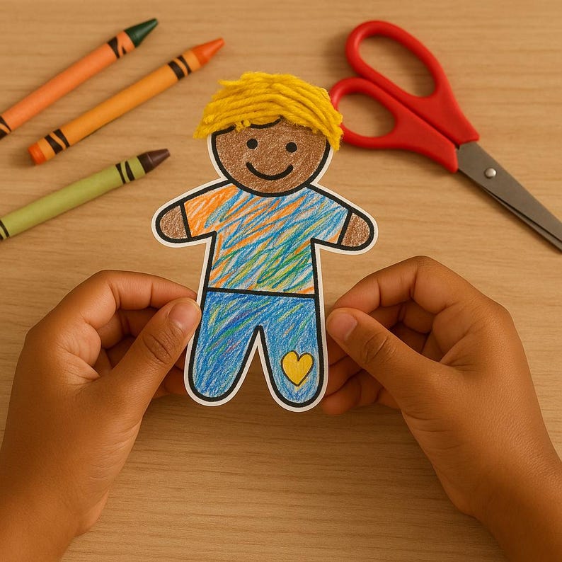 All About Me Craft Templates | Diverse Skin Tone Cutouts | Preschool ...