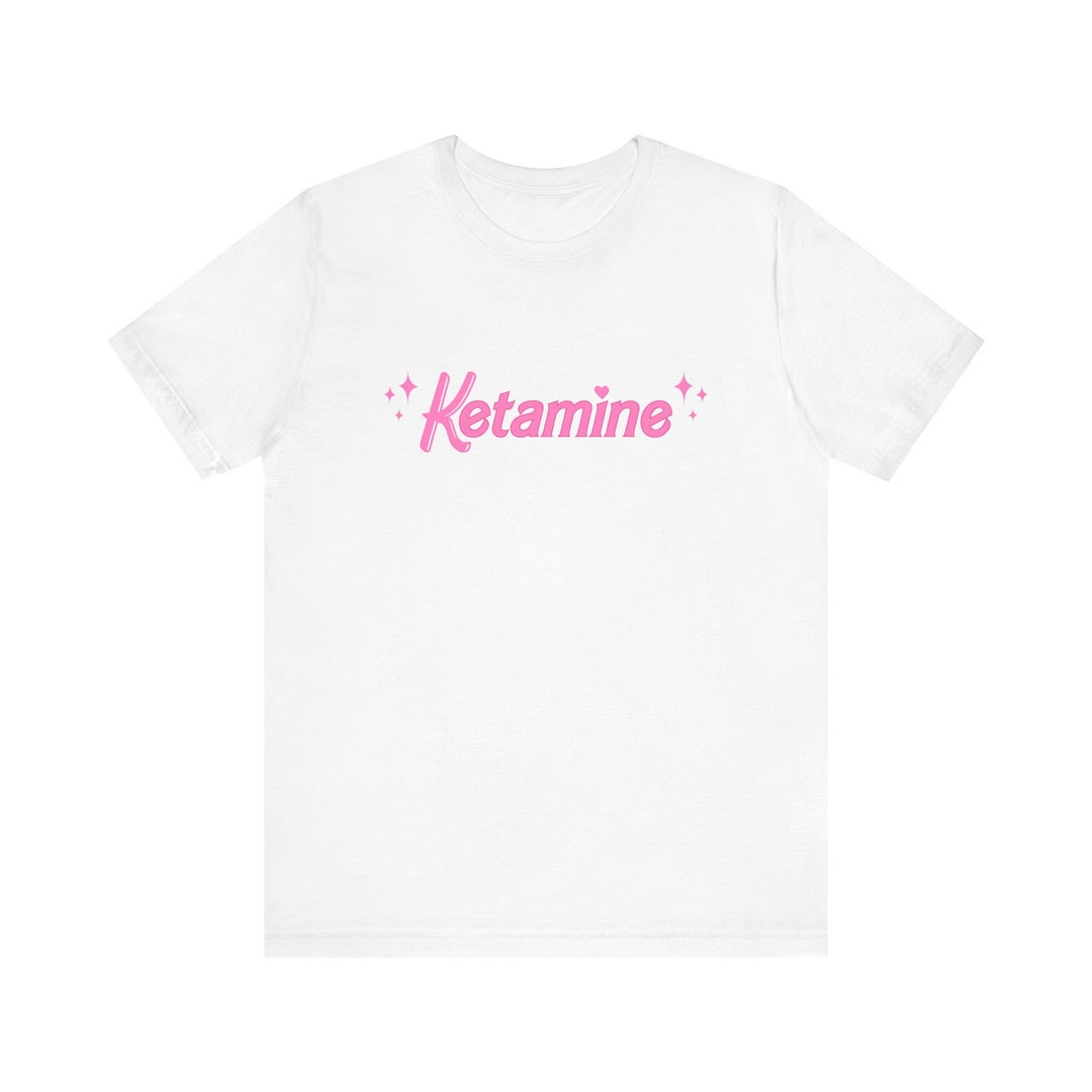 Ketamine T-shirt in Black or White in Sizes S to 3X, Graphic T-shirt ...