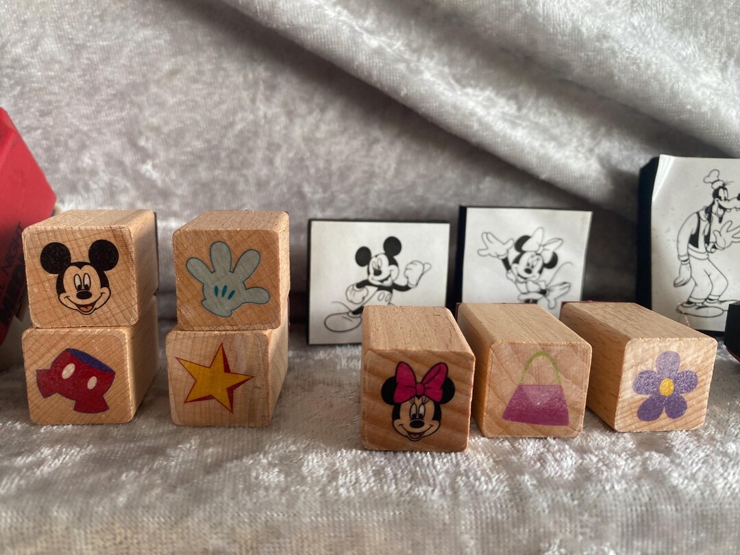 Vintage Rubber Stamp Mickey Mouse, Disney Vintage Rubber Stamps, Donald ...