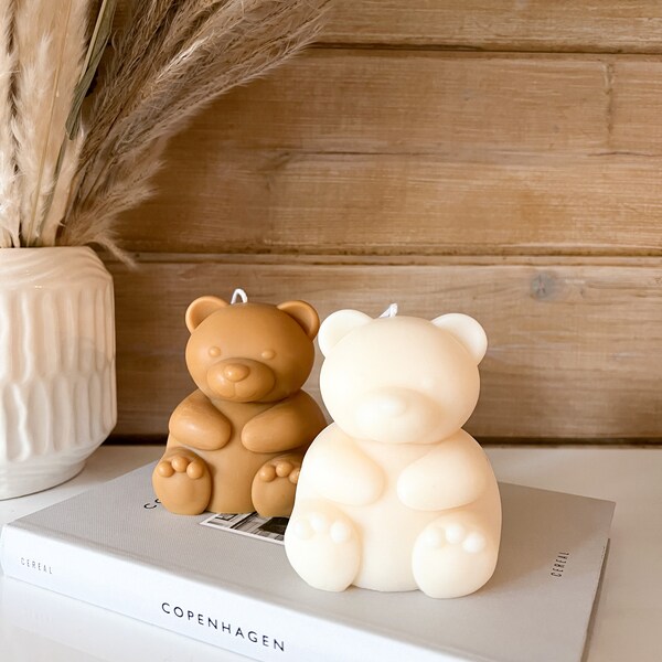 Bear Candle - Etsy