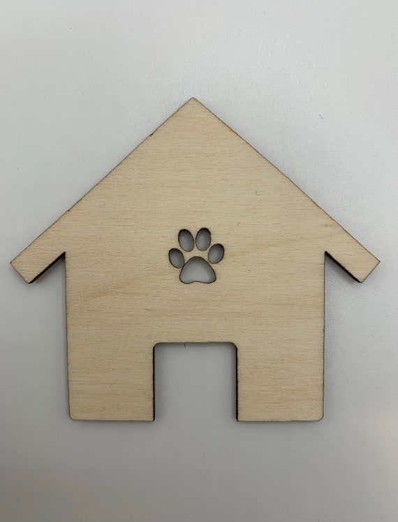 Wooden Dog House Kennel Shape Craft Blank Laser Cut - Etsy UK