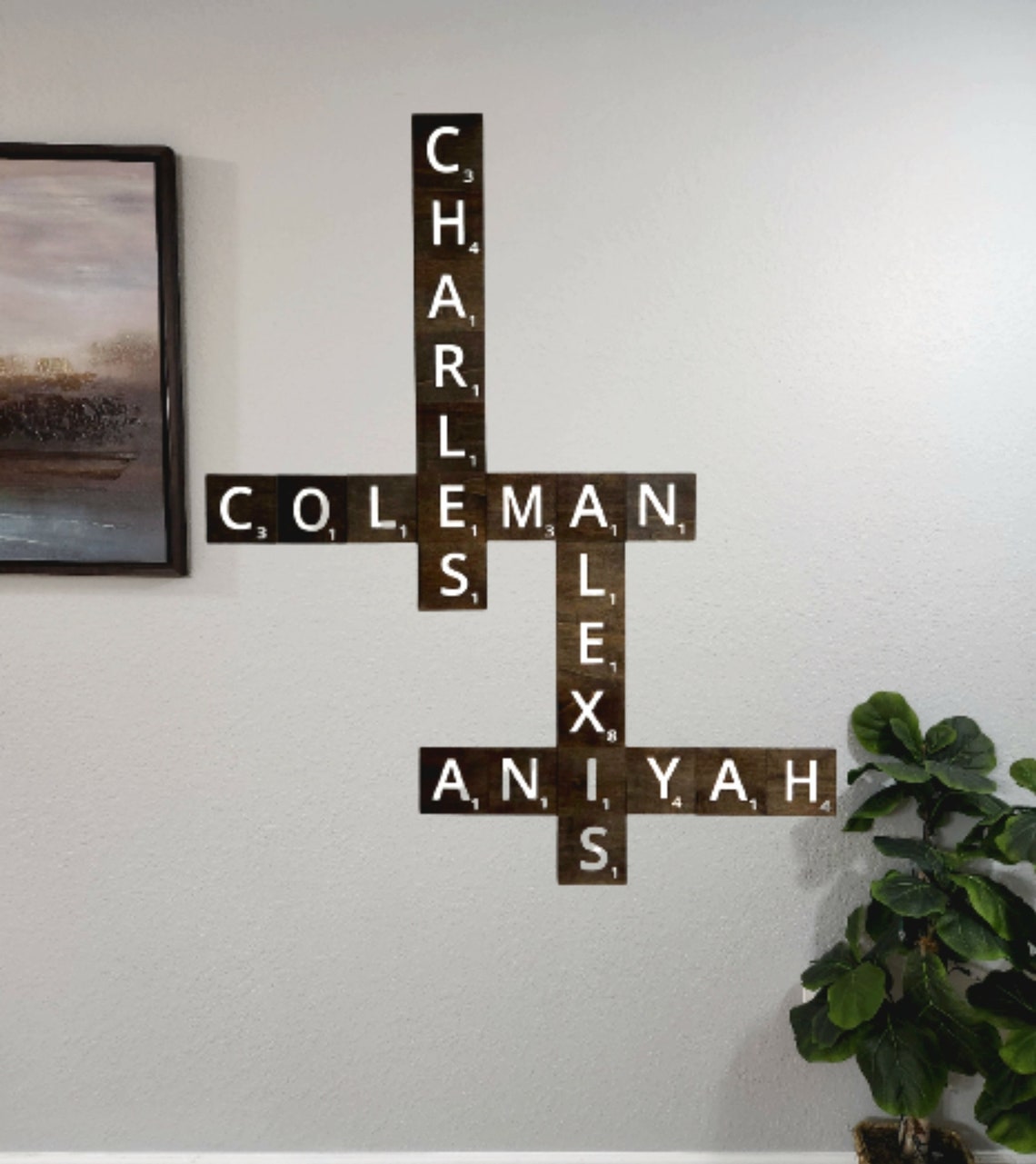 Decorative Scrabble Tiles - Etsy