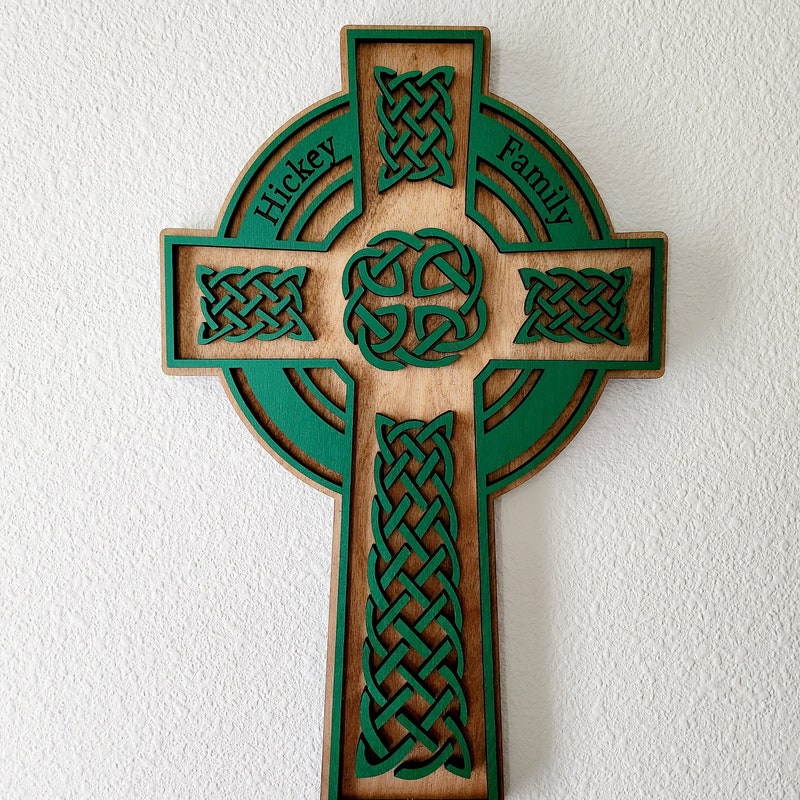 Wooden Celtic Cross - Etsy