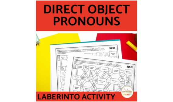 Direct Object Pronouns Spanish Worksheet