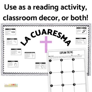 Spanish Lent Bulletin Board Readings and Worksheets Miércoles De Ceniza ...