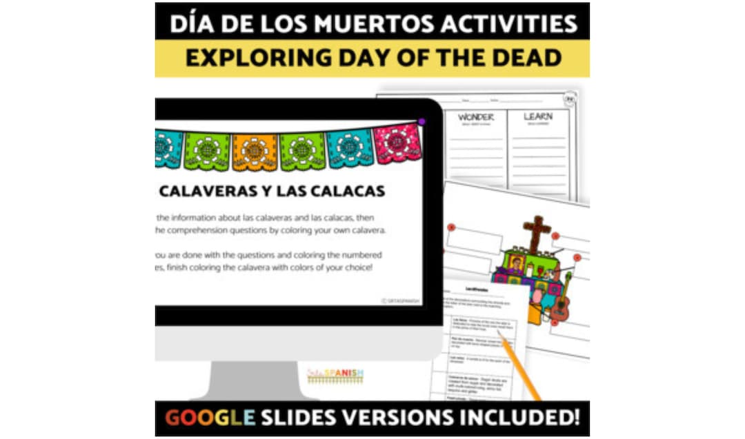 Actividades imprimibles y digitales del Día de los Muertos / Explorando ...