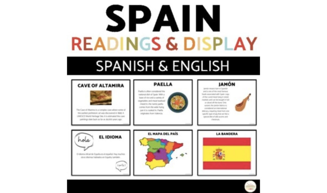 Spain Gallery Walk Readings, Worksheets, and Classroom Display in ...