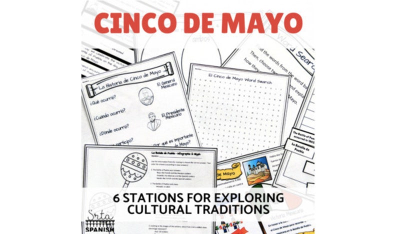 Cinco De Mayo Activities Stations for Exploring History and Culture ...