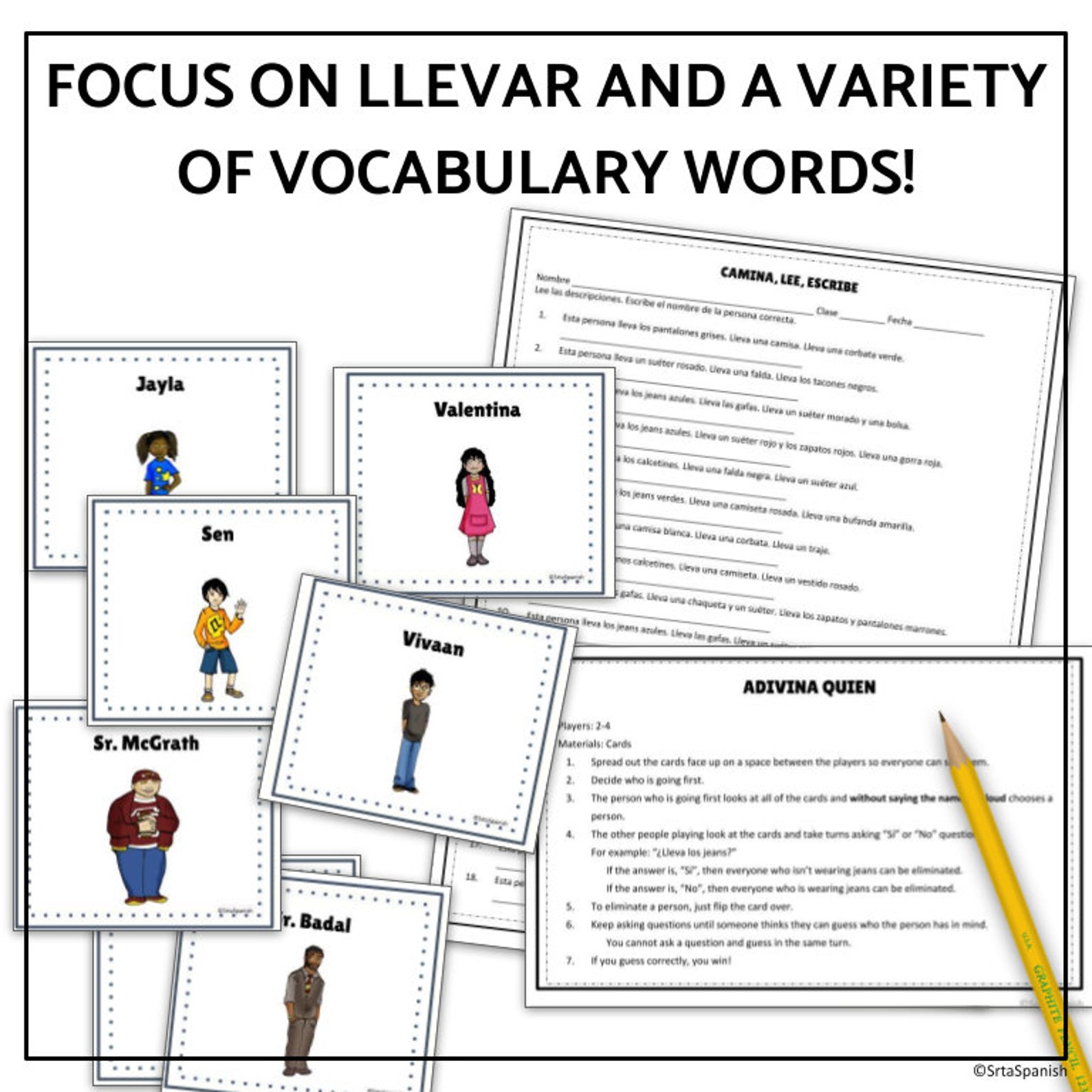 La Ropa Clothing in Spanish Reading and Speaking Activities With ...