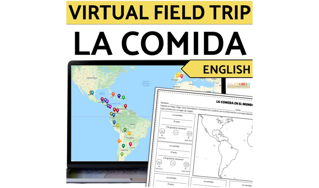 La Comida Food in Spanish-speaking Countries Virtual Field Trip in ...