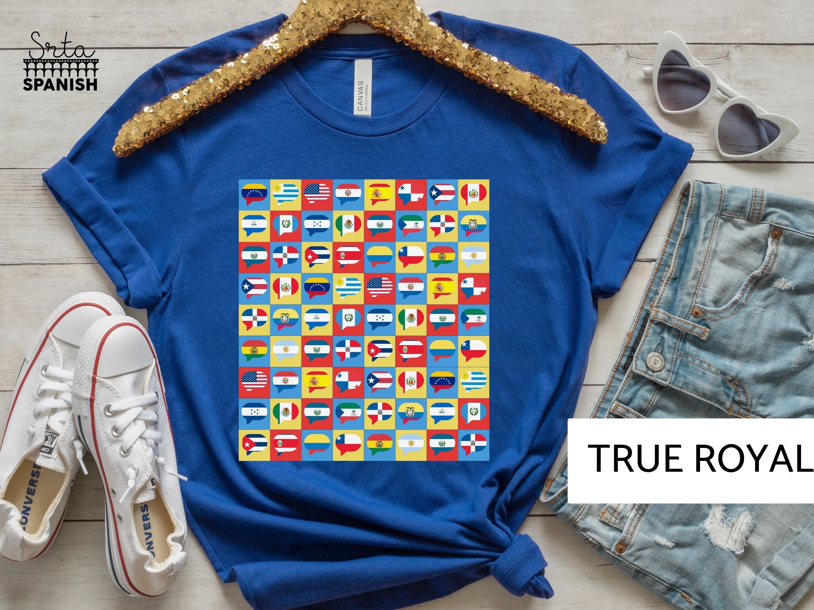 Spanish Speaking Countries Flags Spanish Teacher Bilingual Teacher Dual ...