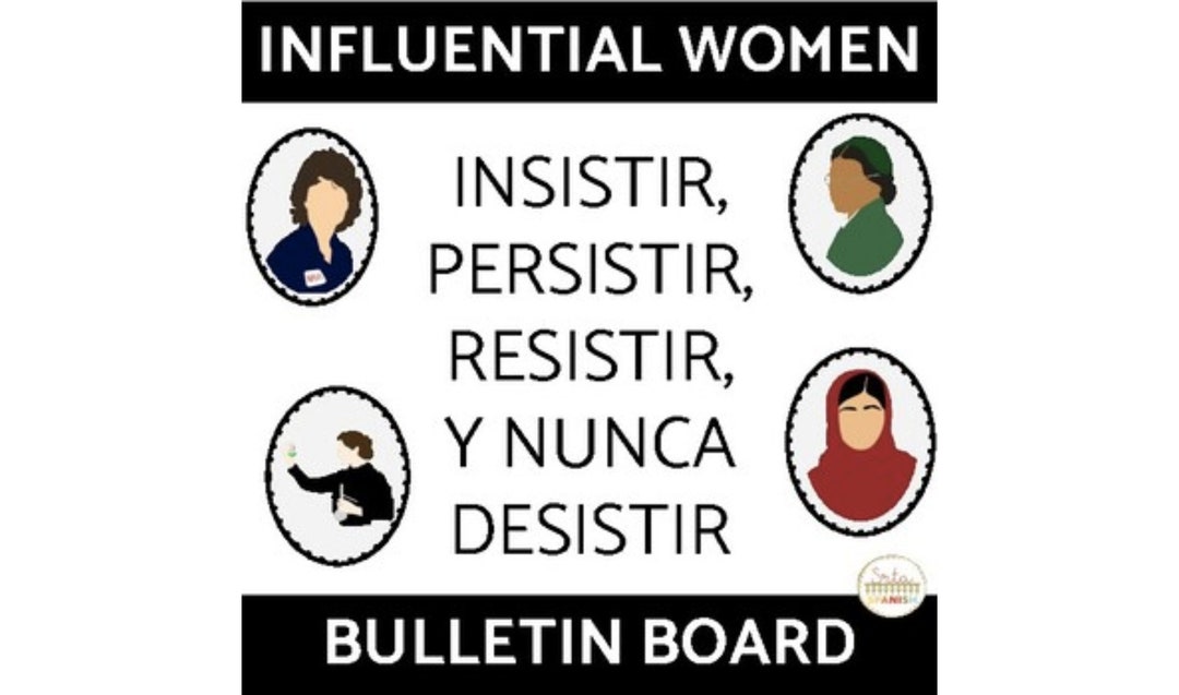 Women's History Month Bulletin Board Classroom Decor SPANISH & ENGLISH ...