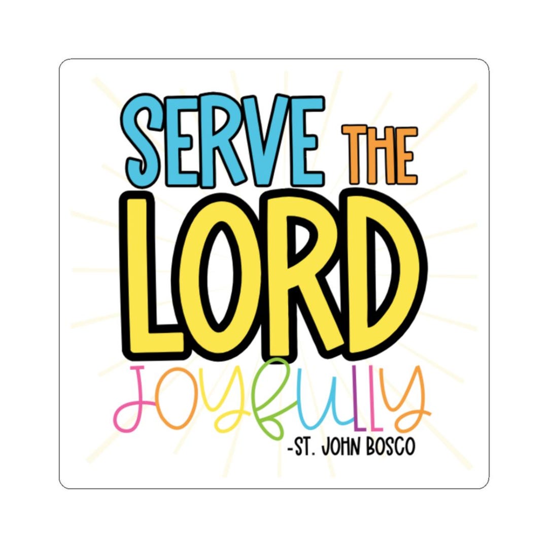 Religious St John Bosco Quote Kiss-cut Stickers, Catholic School ...