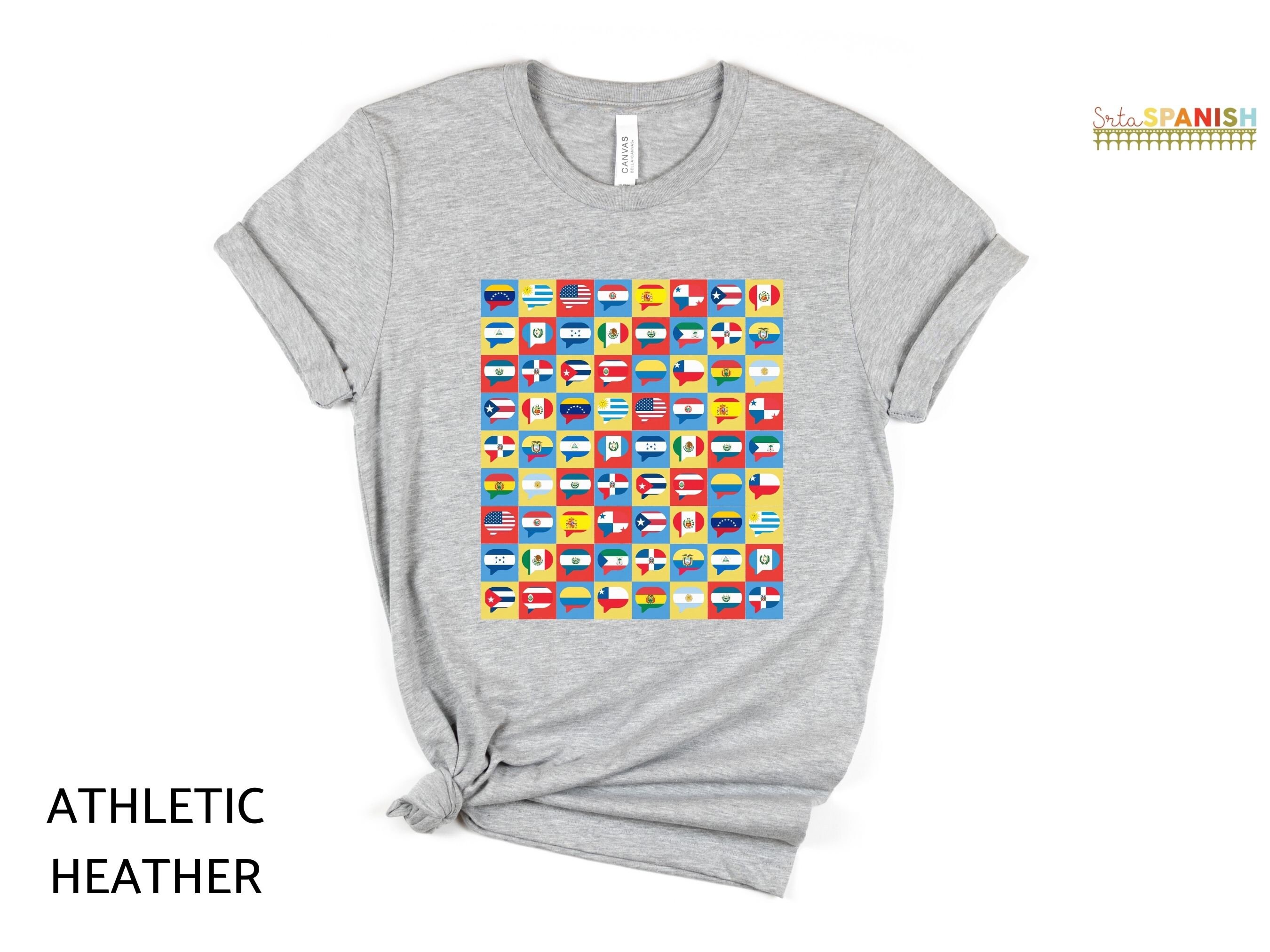 Spanish Speaking Countries Flags Spanish Teacher Bilingual Teacher Dual ...