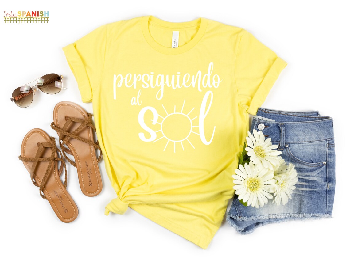 Spanish Tshirt Positive Tee Shirt Bilingual Shirt Dual Language ...