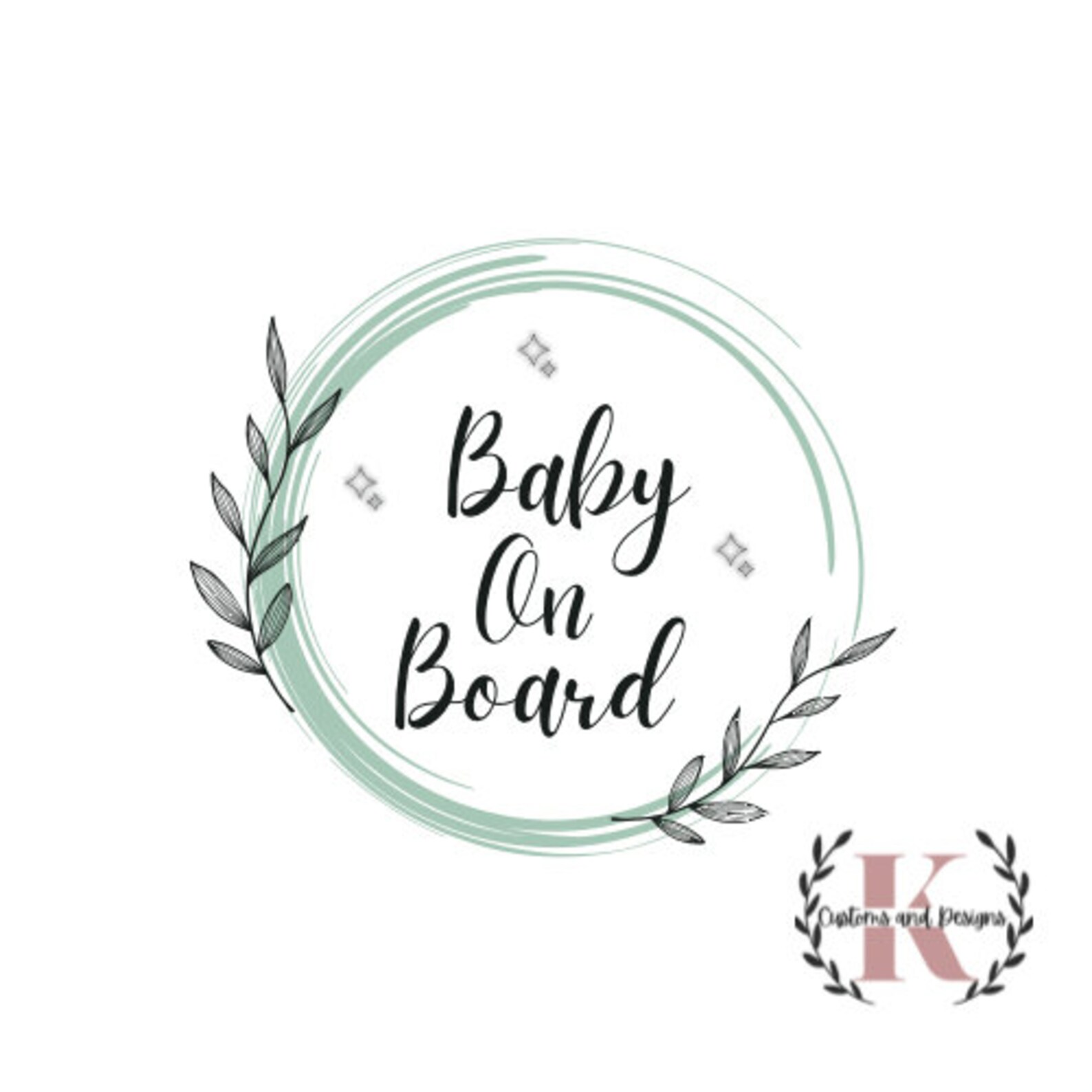 Baby on Board Stickers / Cute Baby on Board Stickers / Baby on - Etsy