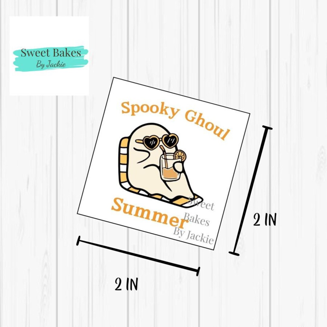 Summerween, Spooky Ghoul Summer, Printable Tag, Digital Download - Etsy