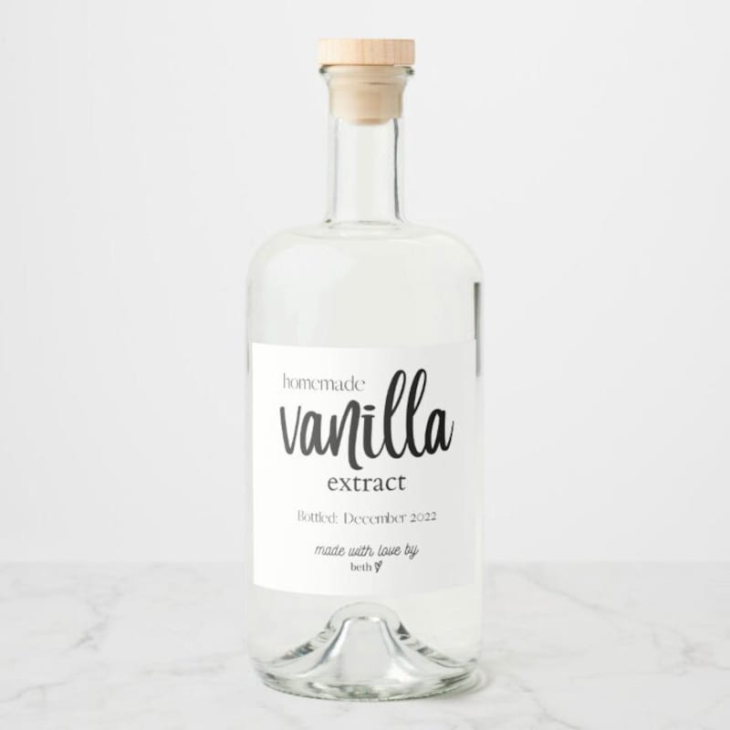 Vanilla Extract Labels - Etsy