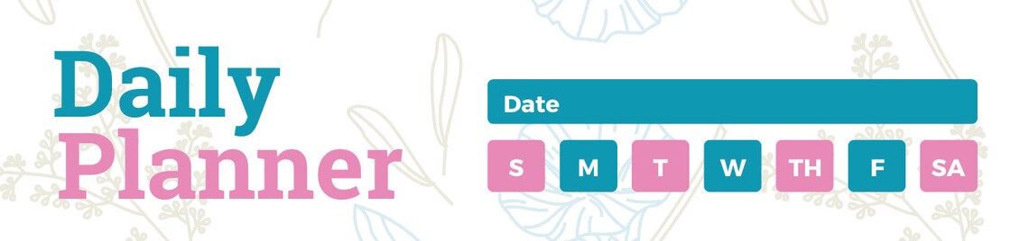 Daily Planner, Daily Schedule, Daily Organizer, To-do List, Reminder ...