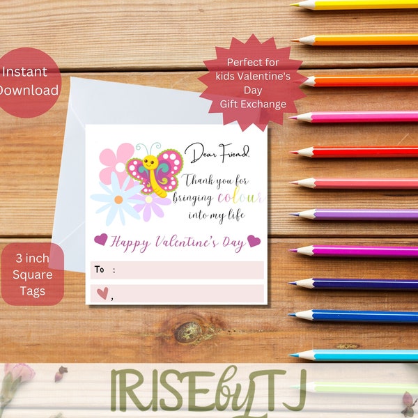 Butterfly Valentine - Etsy