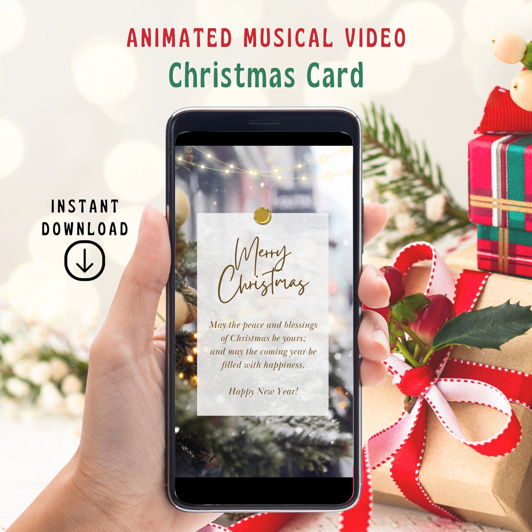 IPhone Christmas Card, Digital Christmas Card,nativity Christmas Card ...