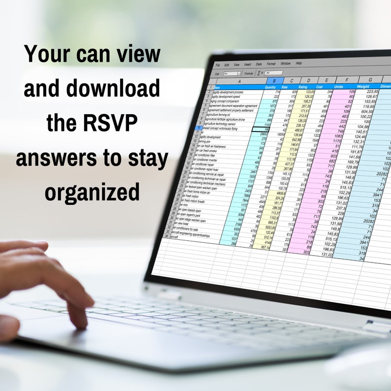Online RSVP Page, RSVP Tracking, Digital RSVP, Digital Rsvp Card, Rsvp ...